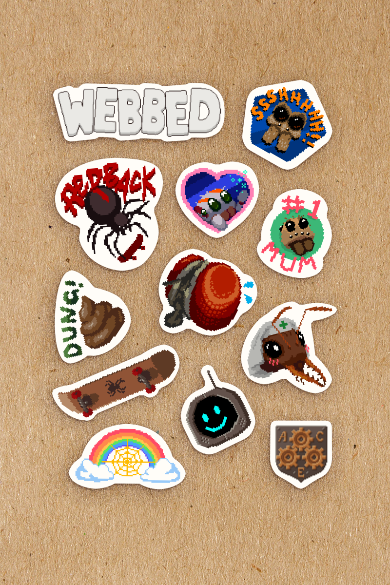 Webbed Sticker Sheet | Paper House Shop